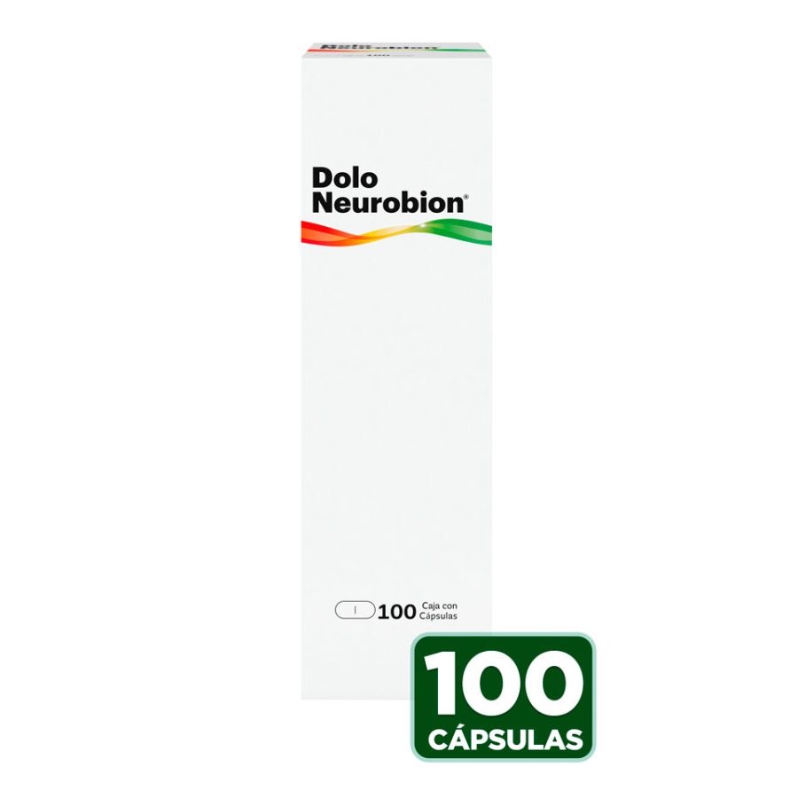 Dolo Neurobion Caja de 100 Cápsulas. Precio en Lima Peru - Importa Medics